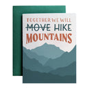 Together We Will Hike Mountains A2 Greeting Card – Amber Share Design